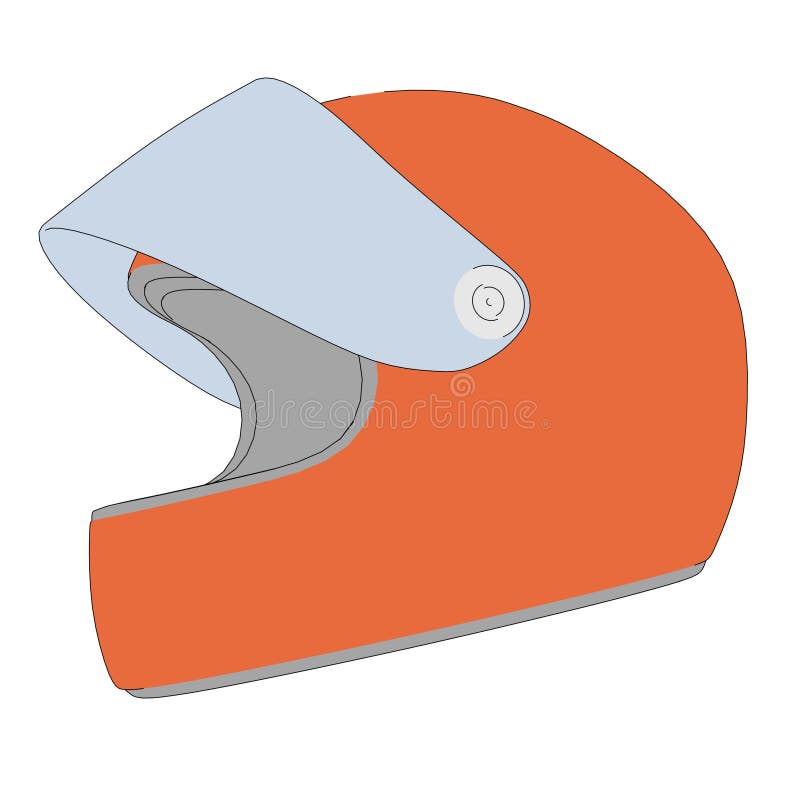 Image of racing helmet stock illustration. Illustration of helmet ...