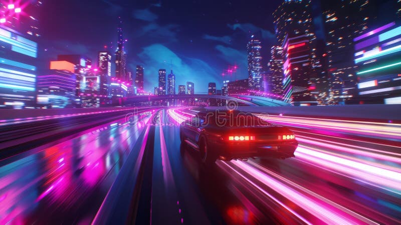 An Image of a Racing Simulator Video Game with an Interface. Computer ...