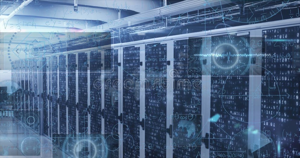 Image of Radar, Infographic Interface and Lens Flare and Illuminated ...