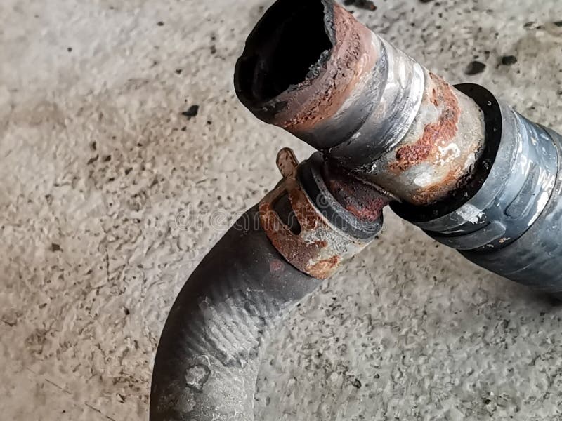 Rusted radiator pipe stock photo. Image of silicone - 242977592