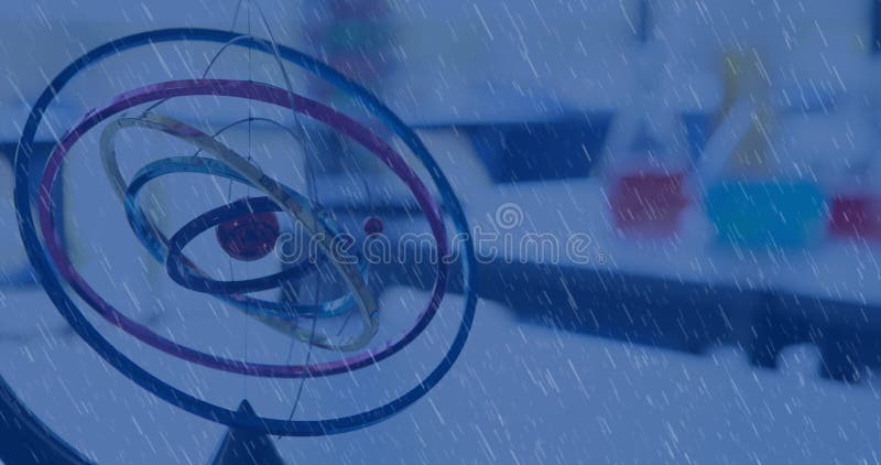 Image of Rain Over Model in Lab Stock Photo - Image of biotechnology ...