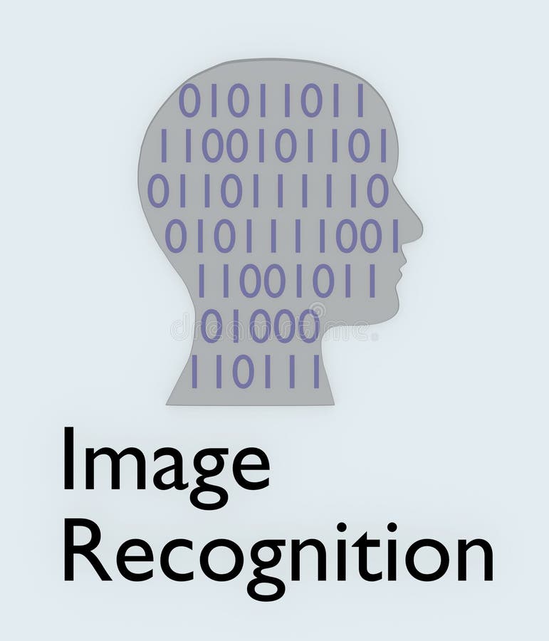 Image Recognition concept stock illustration. Illustration of online ...