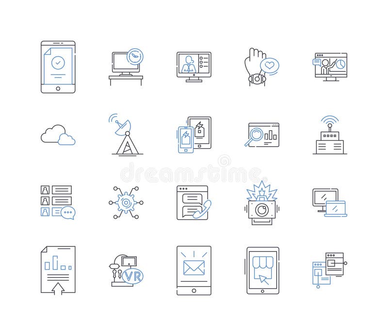 Image Recognition Line Icons Collection. Detection, Analysis ... Image Recognition Line Icons Collection. Detection, Analysis ...