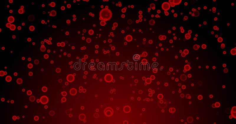Image of Red Bubbles Falling on Dark Red Background Stock Illustration ...
