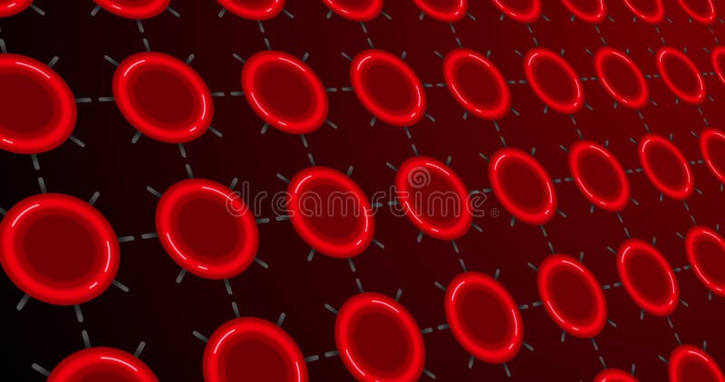 Image of Red Circles Rotating on Dark Red Background Stock Illustration ...
