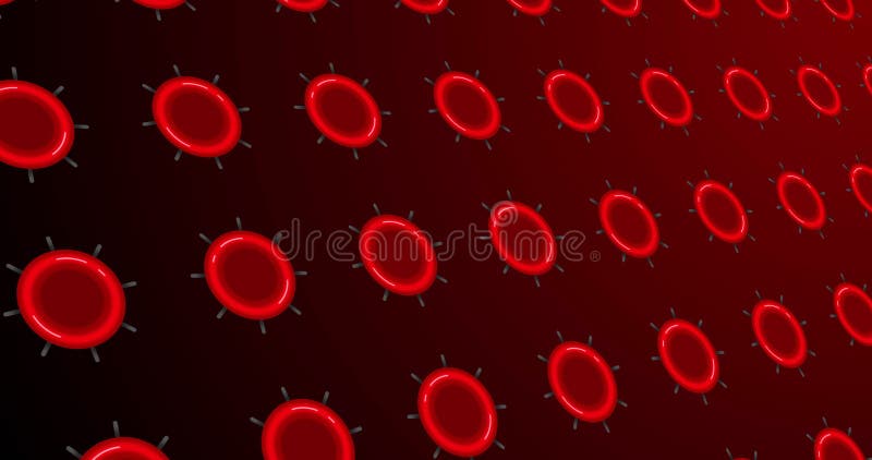 Image of Red Circles Rotating on Dark Red Background Stock Illustration ...