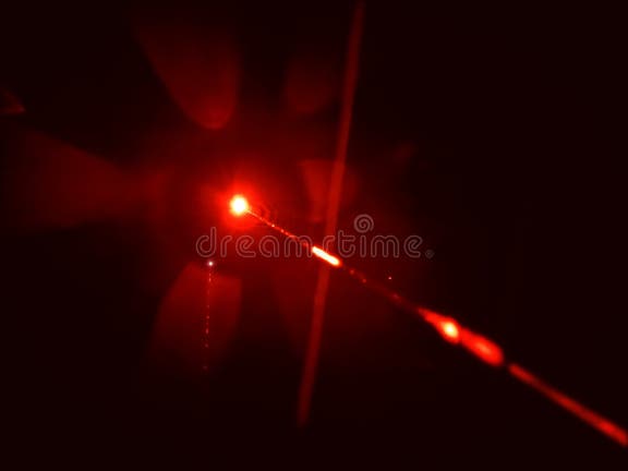 Red laser beam stock image. Image of shiny, color, hightech - 200931555