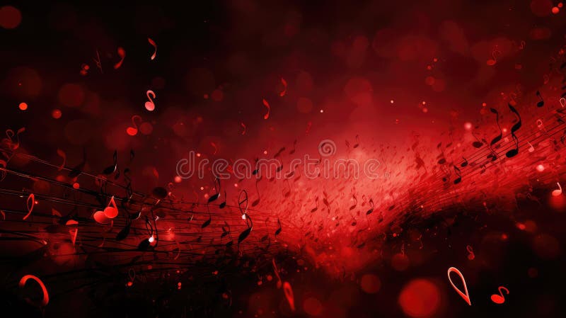 Image red music background stock illustration. Illustration of abstract ...