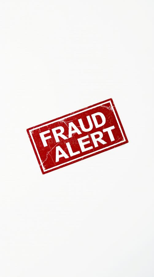 Fraud Alert Red Rubber Stamp on White Background Stock Illustration ...