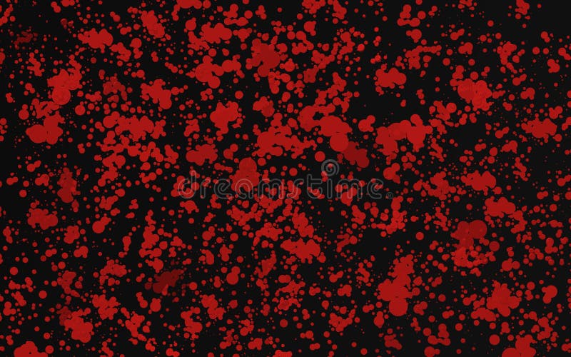 Image with Red Stains Over Black Background Stock Illustration ...