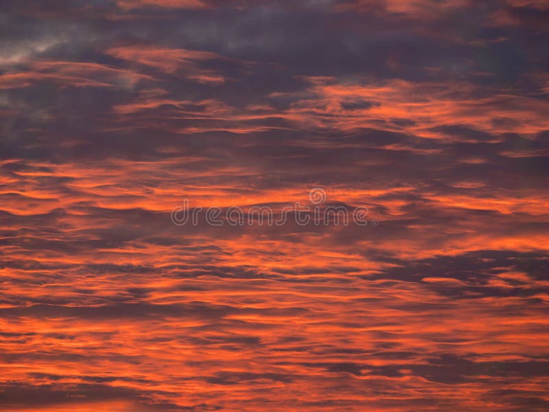 Image of Red Sunset Clouds. Background Stock Photo - Image of ...