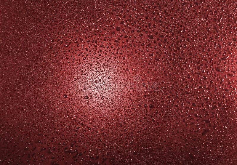 Image of Red Surface with Drops Close-up Stock Image - Image of ...