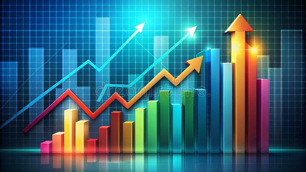 Multiple Arrows Graph Stock Illustrations – 100 Multiple Arrows Graph ...