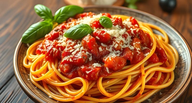 AI-Generated Italian Pasta Fiesta – Rustic and Authentic Flavors Stock ...