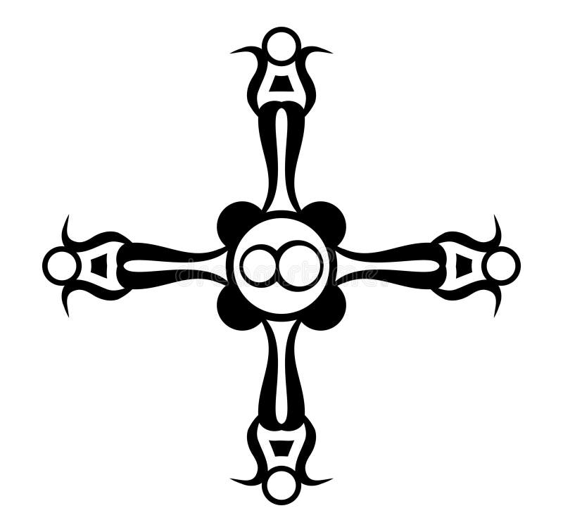 Symbol of Infinity Tattoos Set Isolated Stock Vector - Illustration of ...