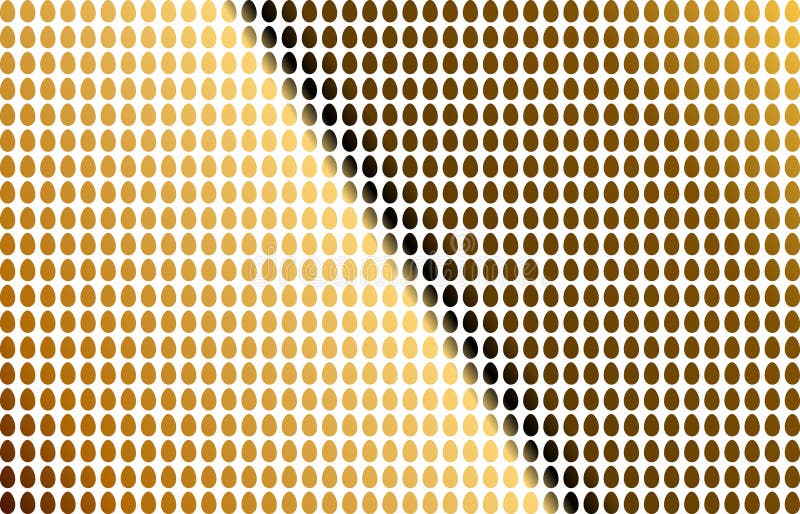 Texture with Aligned Eggs, Wallpaper, Background, Brass Gradient Shades ...
