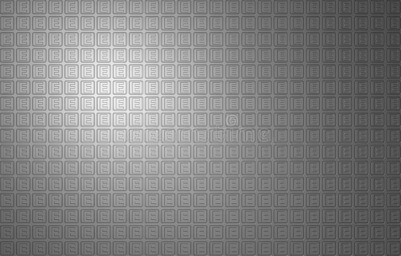 Texture with Letter E in Square, Fanciful Background, Wallpaper, Steel ...