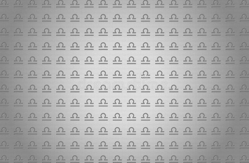 Texture with Libra Symbol, Showy Background, Graffiti on Fantasy Gray ...