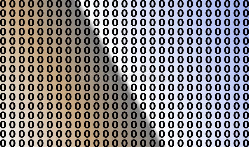 Texture with Number Zero, Background, Wallpaper, Linear Gradient ...