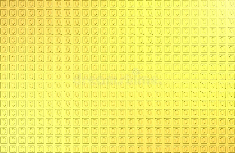 Texture with Number Zero in Square, Background, Wallpaper, Gold Foil ...