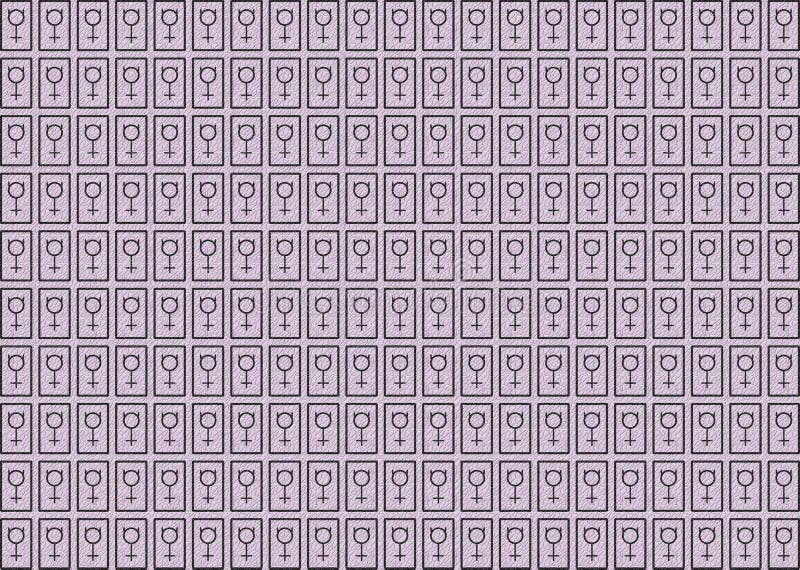 Texture with Symbol of Planet Mercury in Rectangle, Showy Background ...