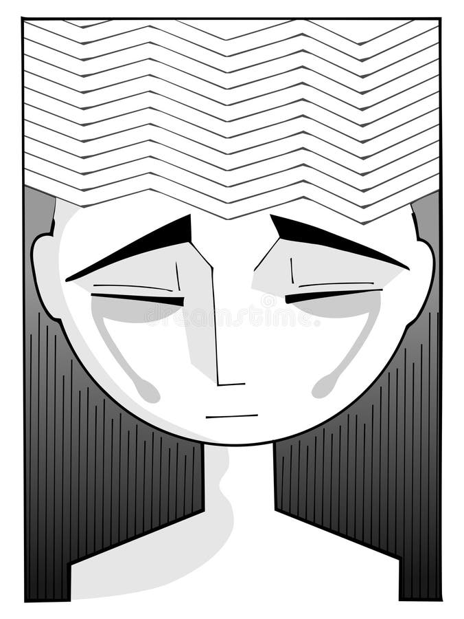 Depression, Conceptual Image, Art, Psychology, Isolated. Stock ...