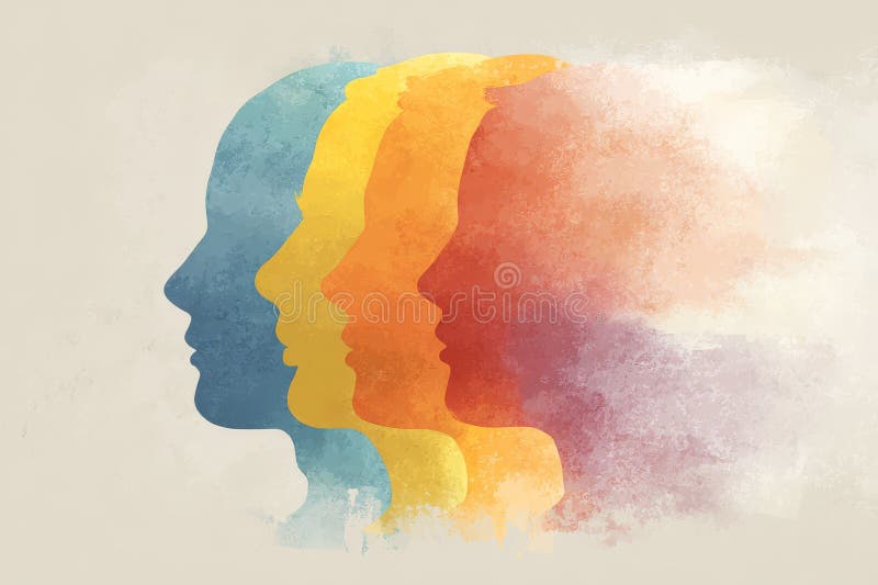 Cognitive Development Spectrum Representation Stock Illustration ...