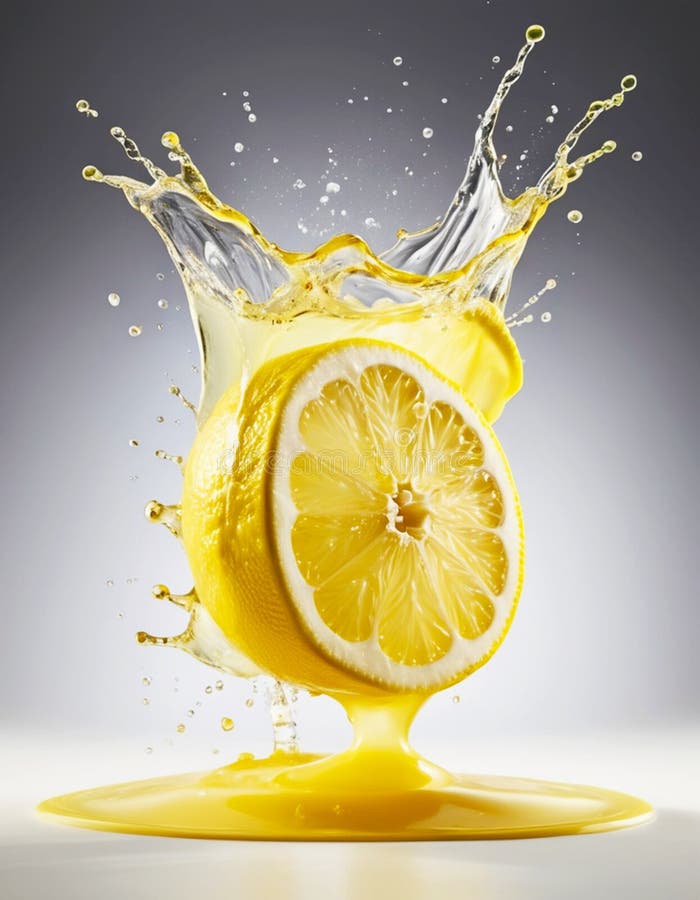 An Image Representing a Dynamic and Striking Nature of Fresh Slice ...