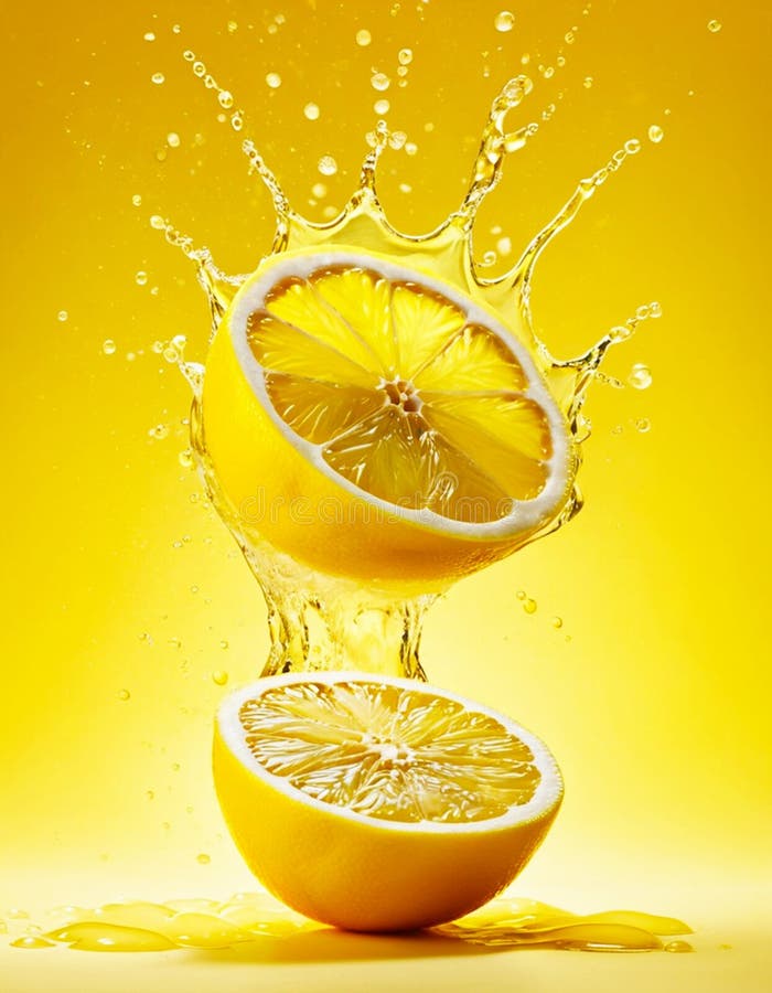 An Image Representing a Dynamic and Striking Nature of Fresh Slice ...