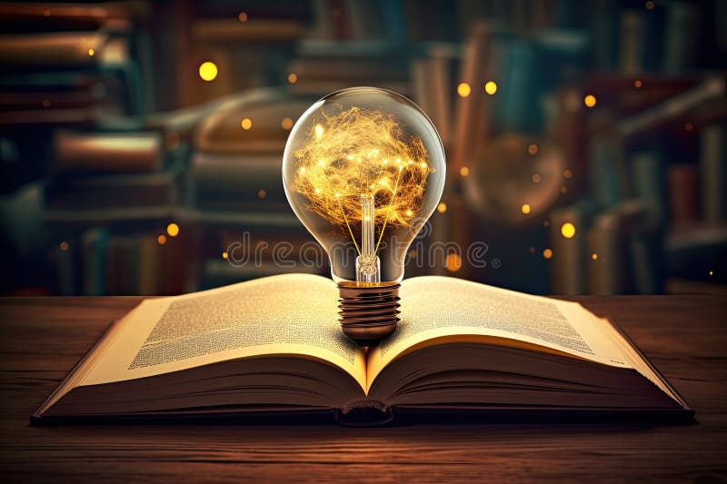 Image Representing Ideas and Knowledge and Intelligence. Generative AI ...