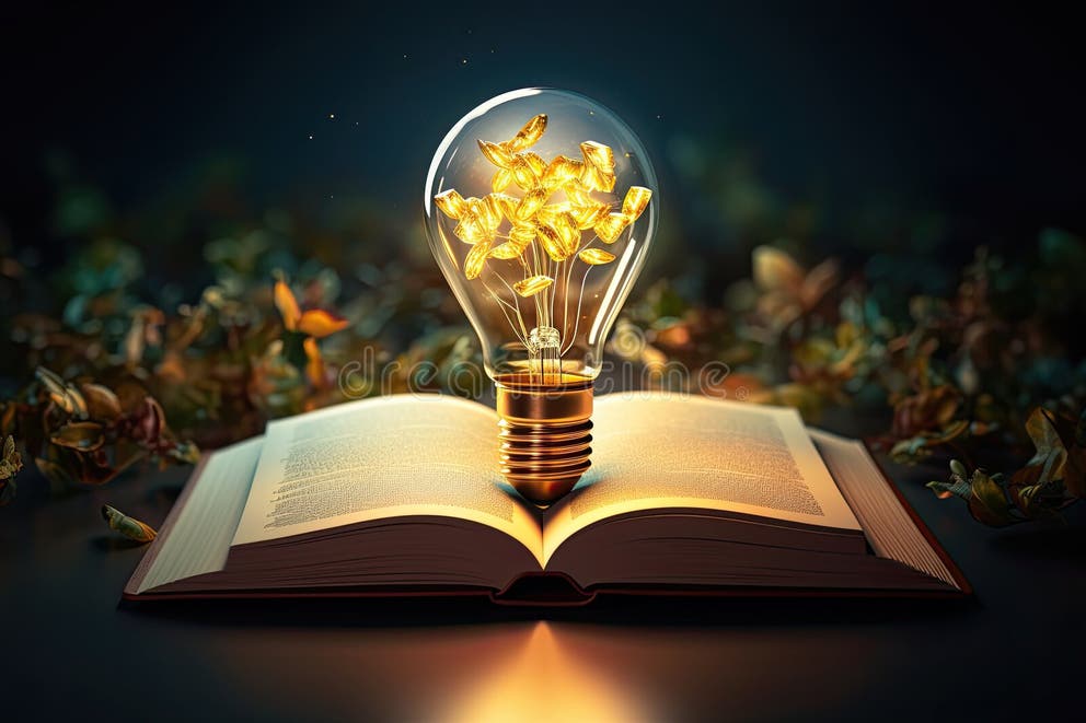 Image Representing Ideas and Knowledge and Intelligence. Generative AI ...