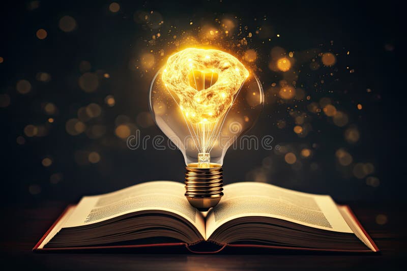 Image Representing Ideas and Knowledge and Intelligence. Generative AI ...