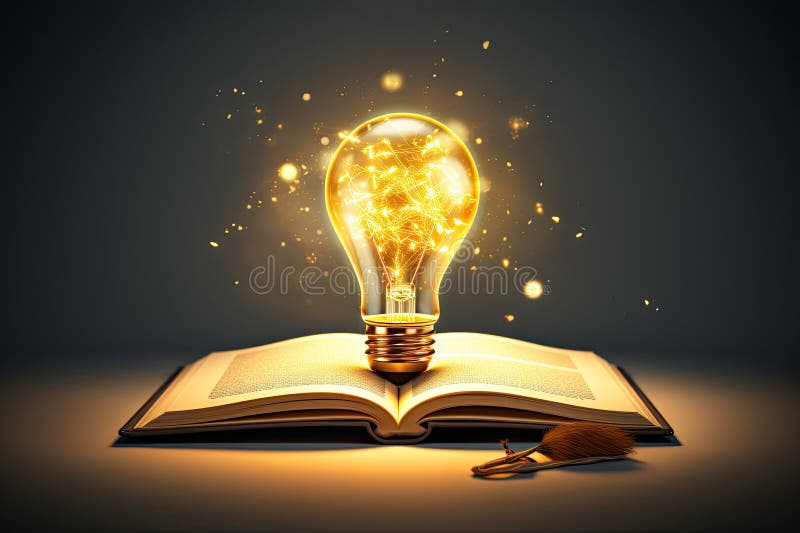 Image Representing Ideas and Knowledge and Intelligence. Generative AI ...