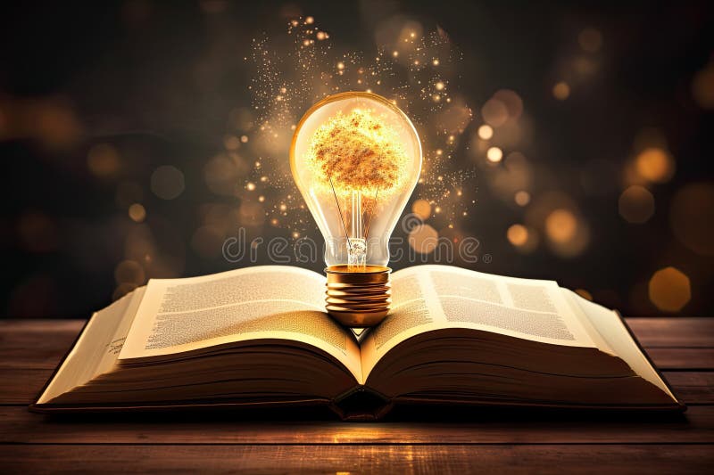 Image Representing Ideas and Knowledge and Intelligence. Generative AI ...