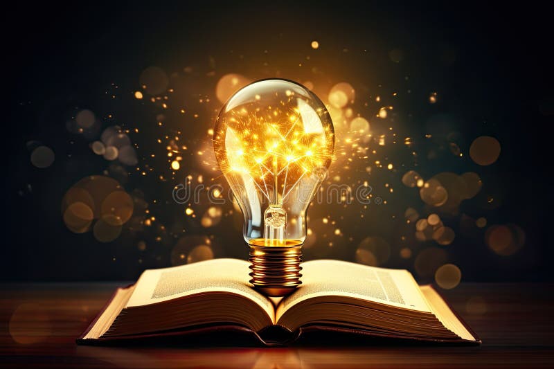 Image Representing Ideas and Knowledge and Intelligence. Generative AI ...