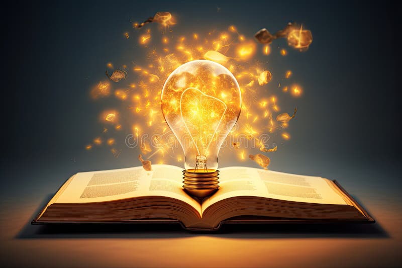 Image Representing Ideas and Knowledge and Intelligence. Generative AI ...