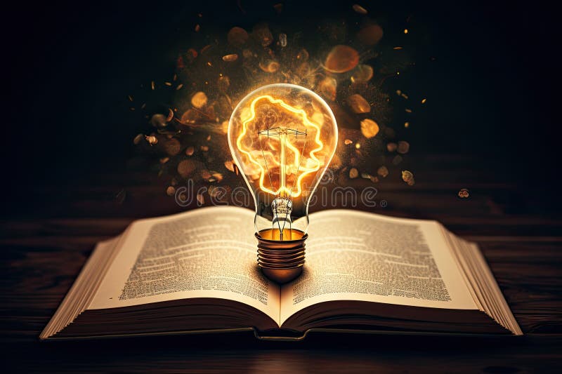 Image Representing Ideas and Knowledge and Intelligence. Generative AI ...