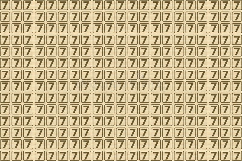 Texture with Number Seven in Square, Background Flashy, Wallpaper ...