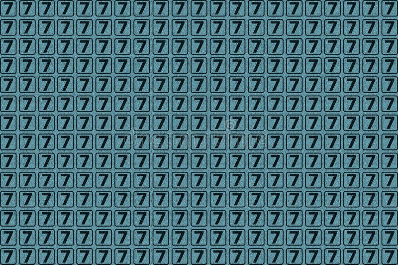 Texture with Number Seven in Square, Background Flashy, Wallpaper ...