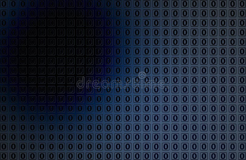 Texture with Number Zero in Square, Showy Background, Wallpaper, Black ...