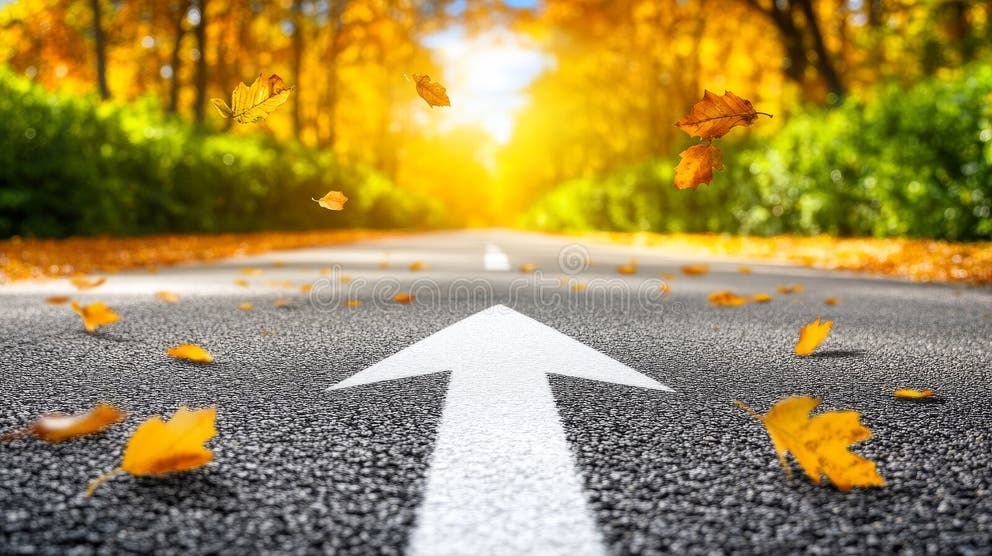 An Image Representing the Start of a Journey, with an Open Road and an ...