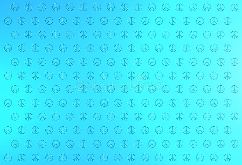 Texture with Peace Symbol, Artistic, Blue Ice Fantasy, Pacifism. Stock ...