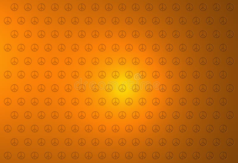 Texture with Peace Symbol, Artistic, Bronze Fantasy, Pacifism. Stock ...