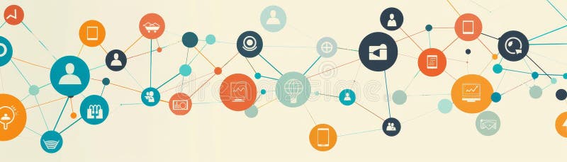 This Image Represents a Network of Connected Ideas Symbolizing ...