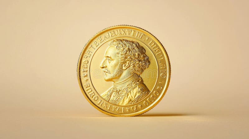 This Image Represents the Value and Allure of Precious Metals with a ...