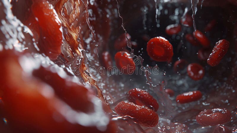 Microscopic Claret Cascade stock photo. Image of magnification - 328076112