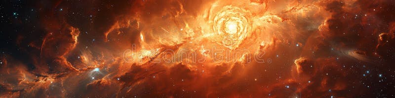 The Image Resembles a Galaxy with a Prominent Spiral Formation in the ...