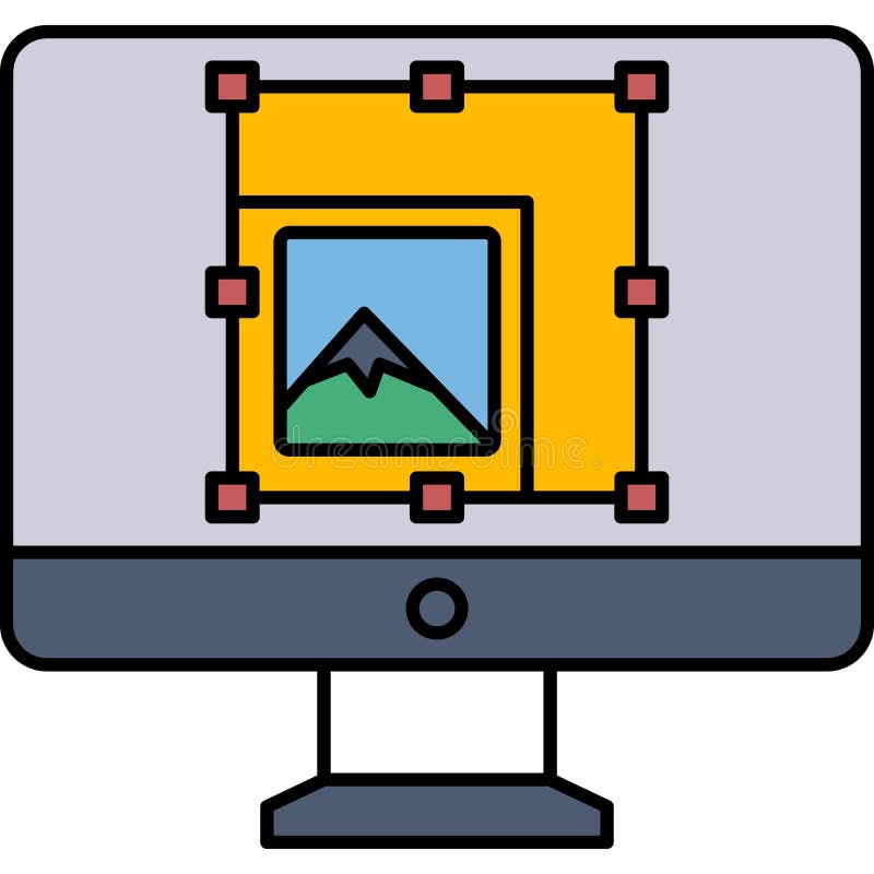 Image Resize Which Can Easily Edit or Modify Stock Vector ...