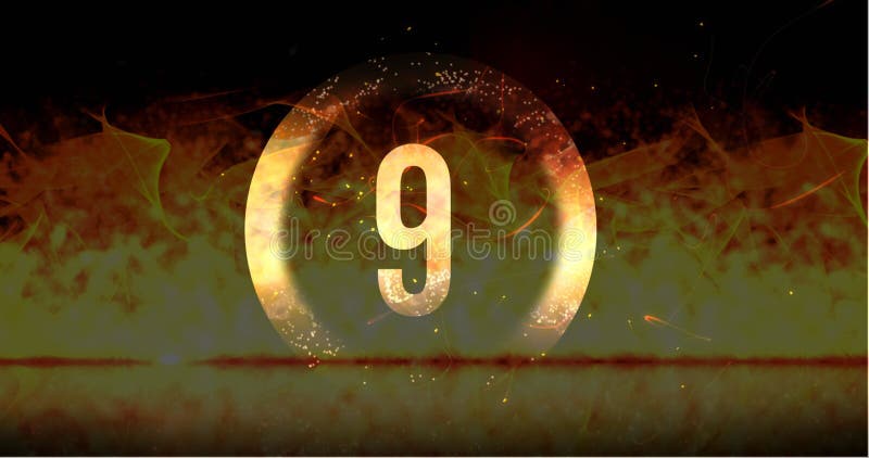 Number Nine Fire Stock Illustrations – 325 Number Nine Fire Stock ...