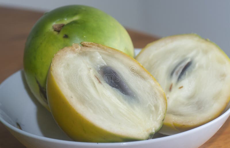Ripe Yellow Pouteria Caimito Fruit. Stock Image - Image of custard ...